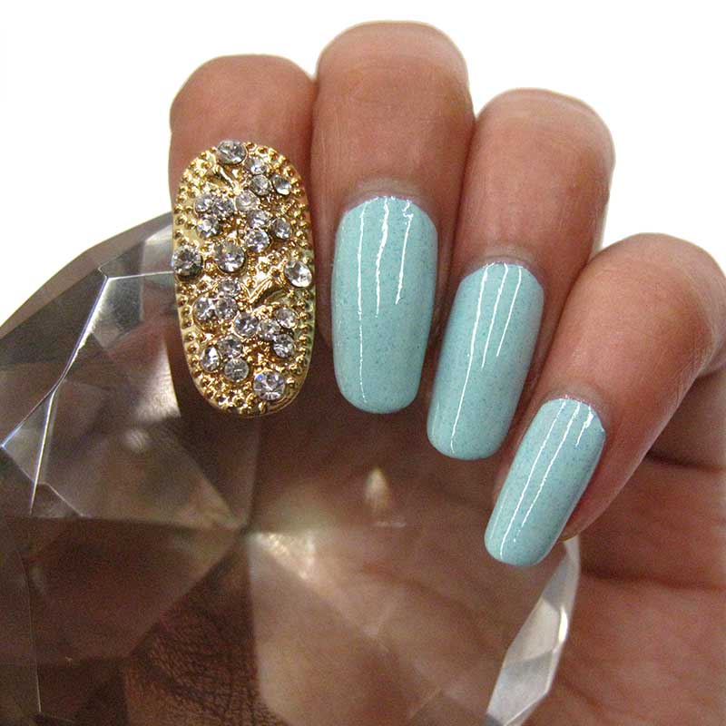 Full Embossed Gold Nail Shield – Serum No. 5